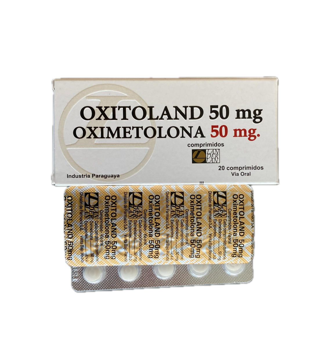 Oximetalona Landerlan 50mg 20 comprimidos